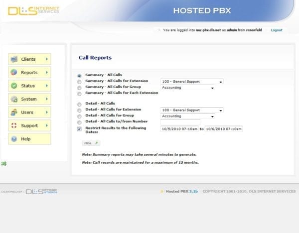 Features Detailed - DLS Internet Services